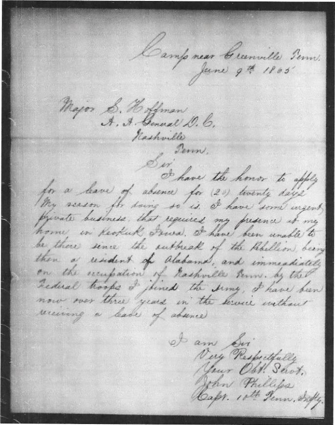 The mysterious death of Captain John Philp of the Union Army – Vecchio