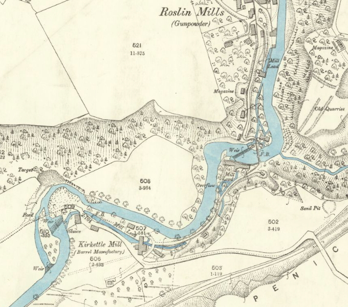 The Secrets of Roslin Glen: The Gunpowder Factory. – Vecchio