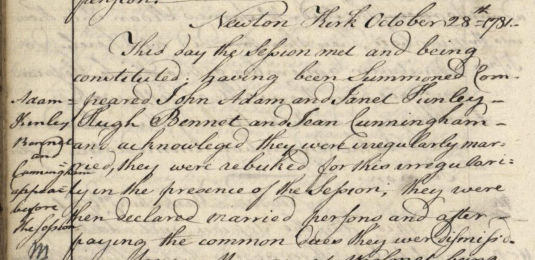 John Adam, ancestor of Queen Mary of Denmark and a victim of the 1797 ...